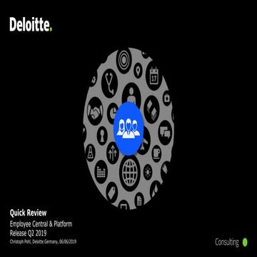 Q2 2019 EC Platform Quick Review by Deloitte Germany | PPT