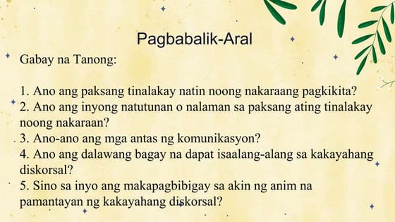 Pagbabalangkas | PPTX