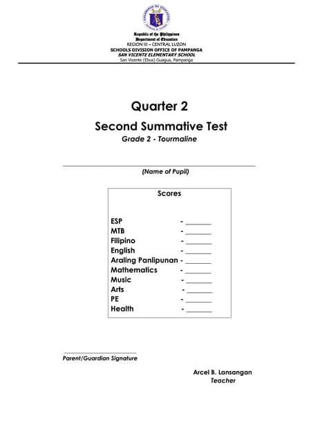 Esp 2 activity sheet q4 w1 | DOCX
