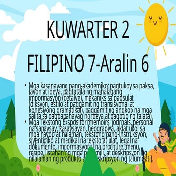 Q2-Aralin 6.pptx MATATAG FILIPINO 7 IKATLO | PPTX