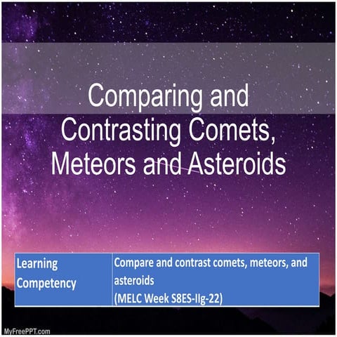 q2-comets-CO.ppt second quarter science 8 | PPT