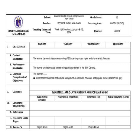 Quarter 2-Daily Lesson Log-MUSIC10-WEEK1.docx