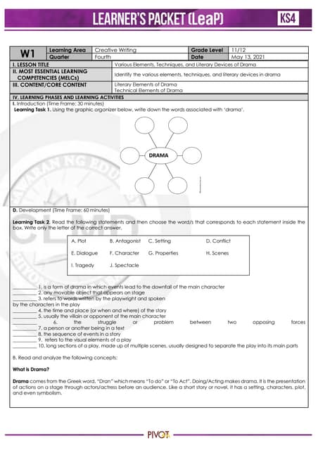 2nd Quarterly Exam in 21st Century Literature with TOS & Answer Key ...