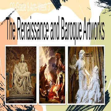 Q2-PPT-ARTS9-Week3 (Arts of Renaissance and Baroque Era).pptx | Christianity | Religion ...
