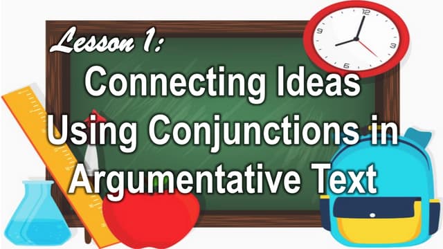 ENGLISH 10 MODULE 2 QUARTER 2 CONNECTING IDEAS USING CONJUNCTION | PDF