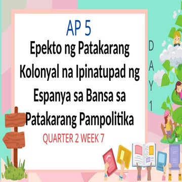 Q2-W7-AP-5 for Grade Five Learners of CES | PPTX