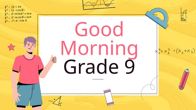 VARIATIONS(Direct Variation for Grade 9 students | PPTX