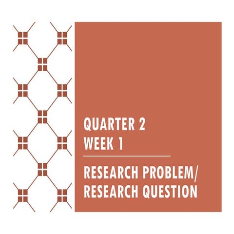 Identification of research problem | PPTX