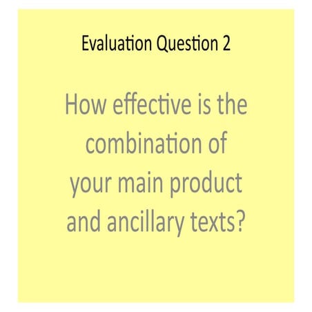Evaluation Q2 | PPT