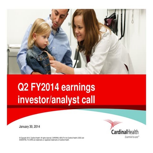 Q2 fy14 earnings deck final | PDF | Business Accounting & Finance | Business