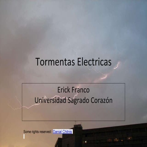 Tormentas electricas | PPTX