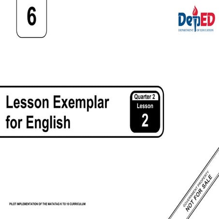 English 6_Lesson 2_Week 2 lesson exemplar | PDF