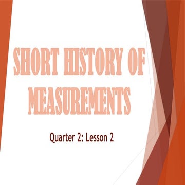 Measurements | PPTX