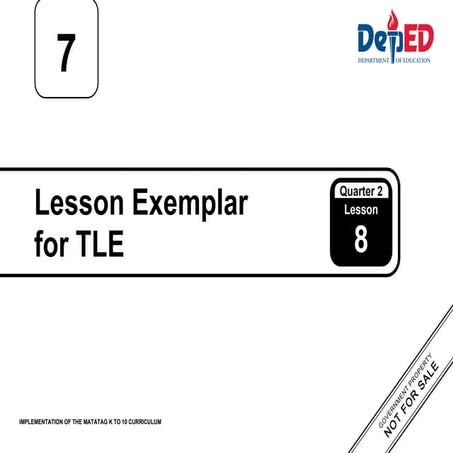 TLE 7 QUARTER 1 MODULE 1 MATATAG CURRICULUM | PDF