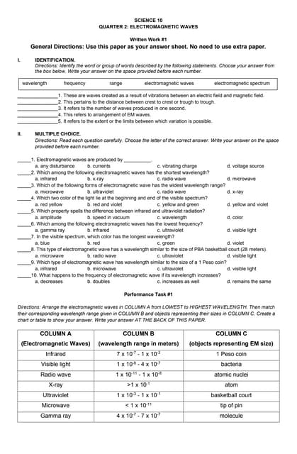 Science 10 - Introduction to Electromagnetic Waves | PPTX