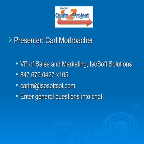 Forrester & Harris CapRock Webinar, May 2015 | PDF