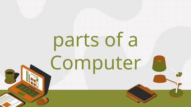 Basic Parts of Computer | PPTX