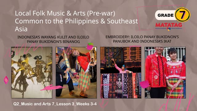 Vocal music: Panay Bukidnon's Sugidanon and Indonesia's Sulukan.pptx