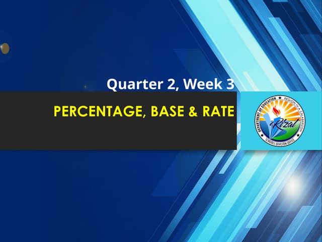 How to Use Percentage - Rate - Base (PRB) and Translation in Solving ...