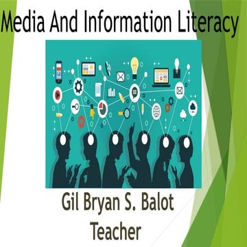 Dimensions of Media and Information – Visual | PPTX