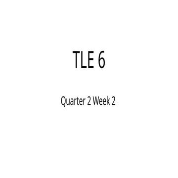 TLE 6 - Agriculture | PPTX