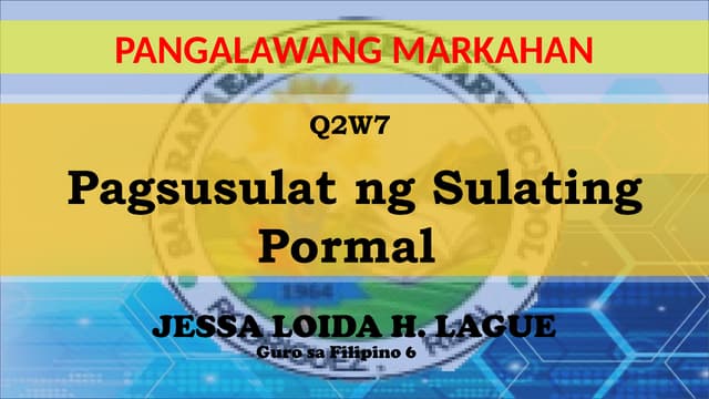 FILIPINO 5 PPT Q3 - Bahagi Ng Liham.pptx