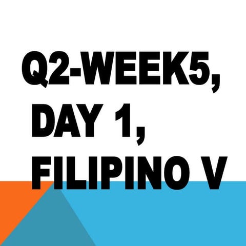 Q3 W7-FILIPINO 5.pptx Filipino 5 pagsulat ng isang sulating pormal at di pormal | PPTX