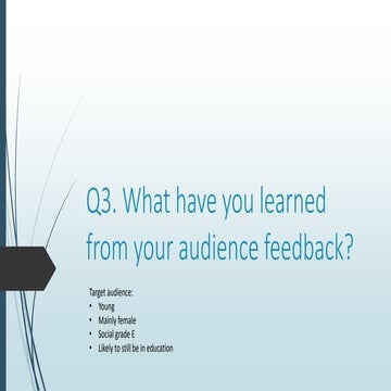 Evaluation Q3 | PPT
