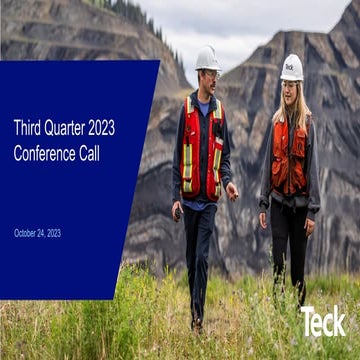 2023 Quarterly Report Conference Call Presentation | PPT