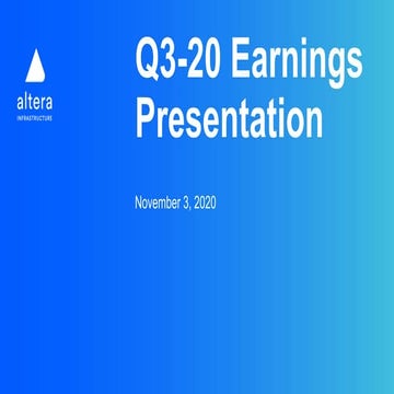 Q3 20 ER Presentation | PPTX | Business Accounting & Finance | Business