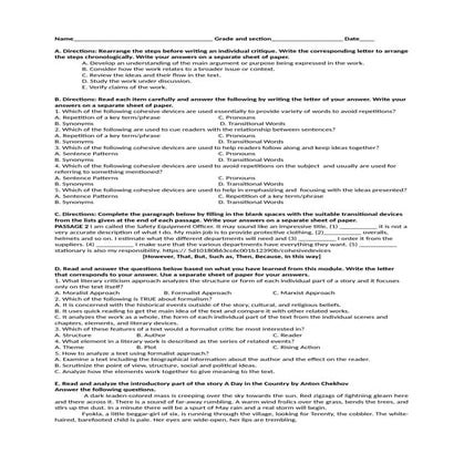 ENG10-WEEK 4-FORMALIST APPROACH - POWERPOINT | PPTX