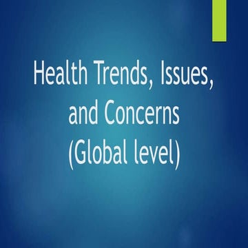 Health 10 Quarter 3 – Module 2: Positive Impact of Global Health ...