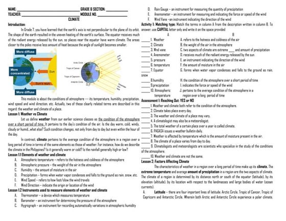 Science - 6th Grade_ Weather & Climate .pptx | Geography | Science