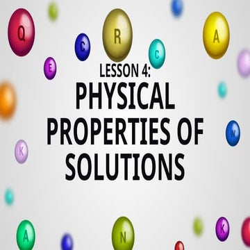 Comprehensive Overview of Physical Properties and Concentration ...