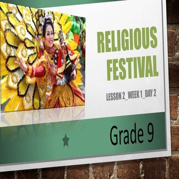 Q3-PPT-PE9 Lesson 2 (Religious festival).pptx