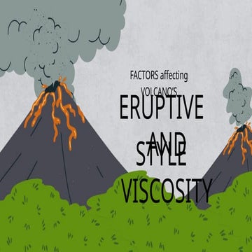 TYPES OF VOLCANIC ERAPTION GRADE 9 TOPIC | PPTX