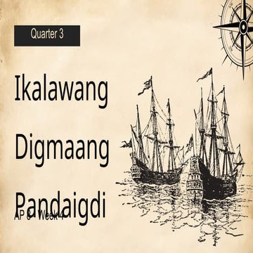 Araling Panlipunan 8 - Ikalawang Digmaang Pandaigdig | PPTX