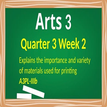 Q3_ARTS_PPT_WEEK 2.pptx arts rade 3 lessons | PPTX