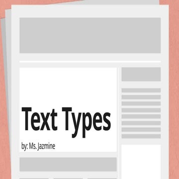 Quarter 3 Grade 8 - kinds of TEXT TYPES.pptx