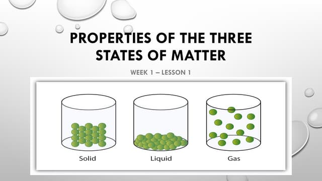 States of Matter for Class 9 | PPTX