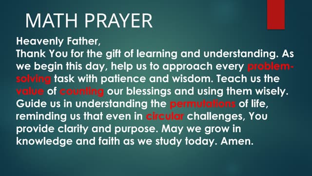 Grade 10 Permutation PowerPoint Presentation | PPTX