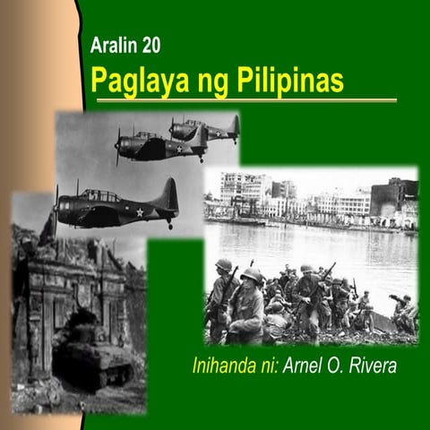 Q3 lesson 20 paglaya ng pilipinas | PPTX