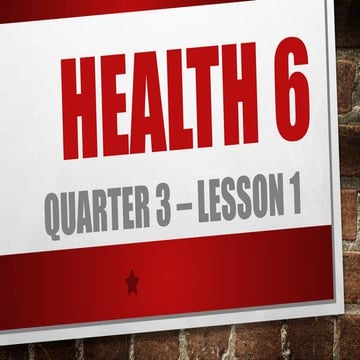 Q3 l Health 6 l Lesson 1 l Poor Environmental Sanitation.pptx