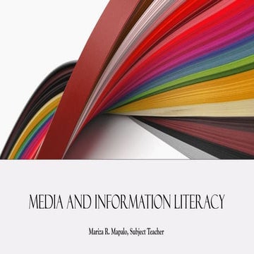 Q3_MIL_LESSON2_MEDIA LITERACY with Survey Activity.pptx