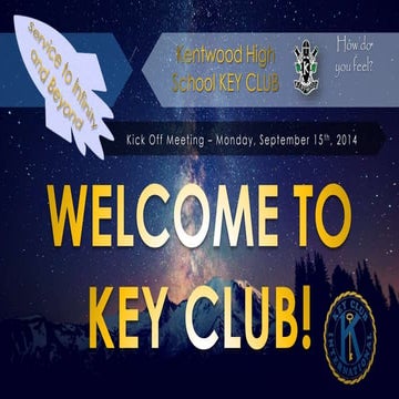 Key Club Intro Meeting | PPTX