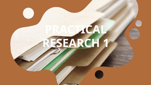 Nature and Classification of Educational Research (Part 1) | PPTX ...