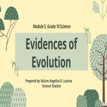 Science 10 quarter 3_W5_Evidence of Evolution.pptx