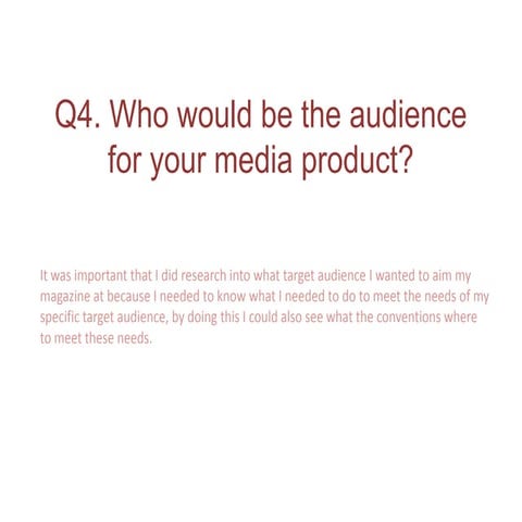 Media questionnaire | PPTX