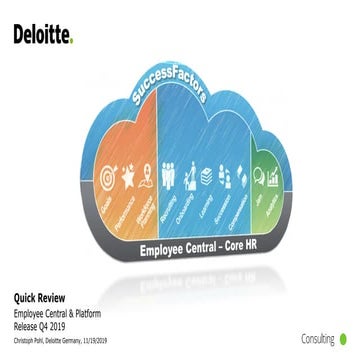 Q4 2019 EC & Platform Quick Review by Deloitte Germany | PDF