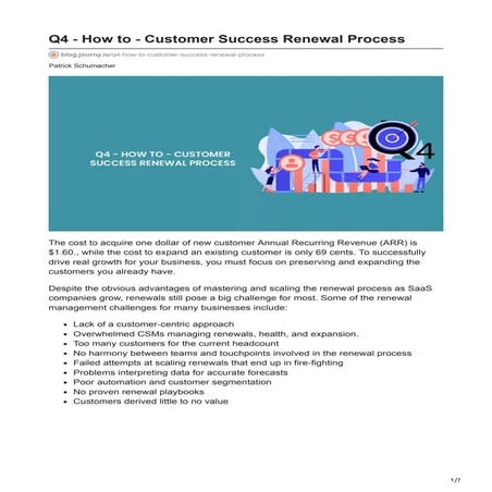 Your Customer's Success IS Your Success | PPTX